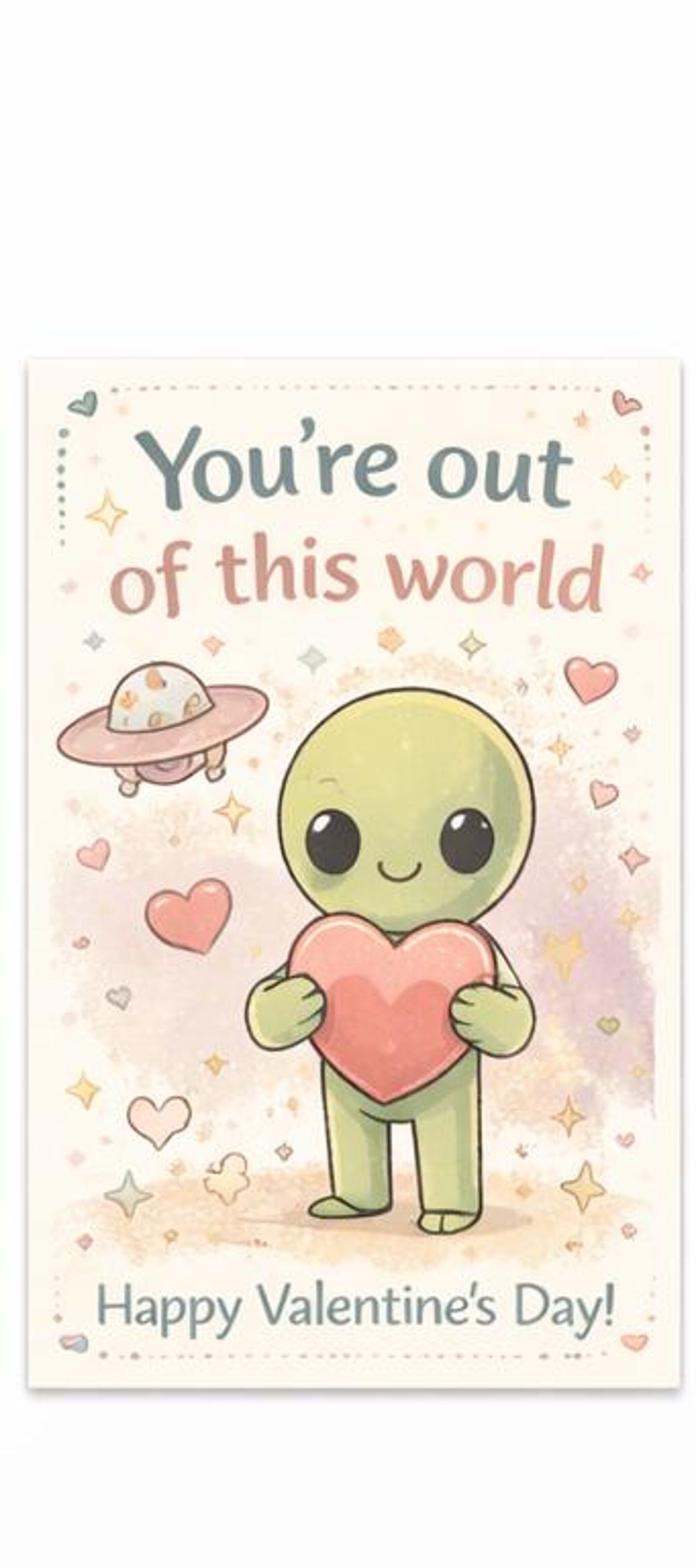 Cryptid Valentine Cards Printable – Cute Alien Bigfoot Loch Ness ...