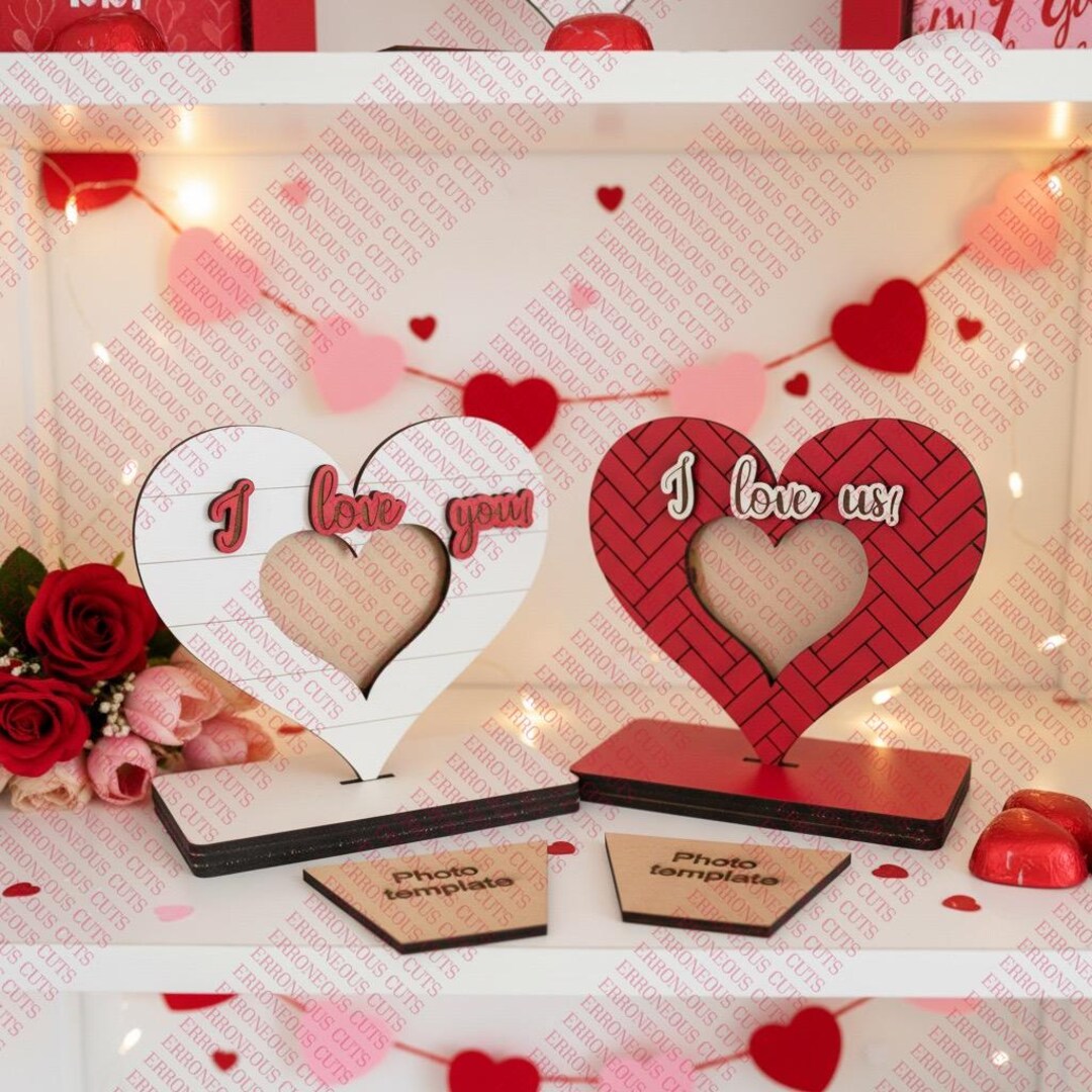 Heart Picture Frames - Etsy