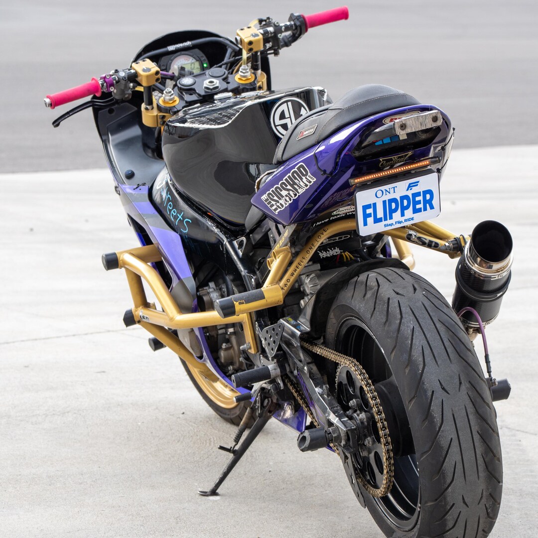 The Flipper - License Plate Flipper for Bikes - Etsy