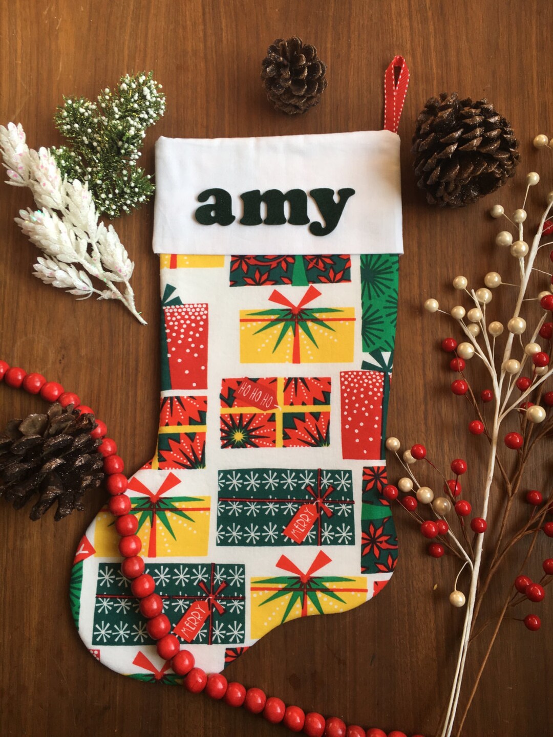 Personalized Christmas Stocking christmas Presents Christmas Gift ...