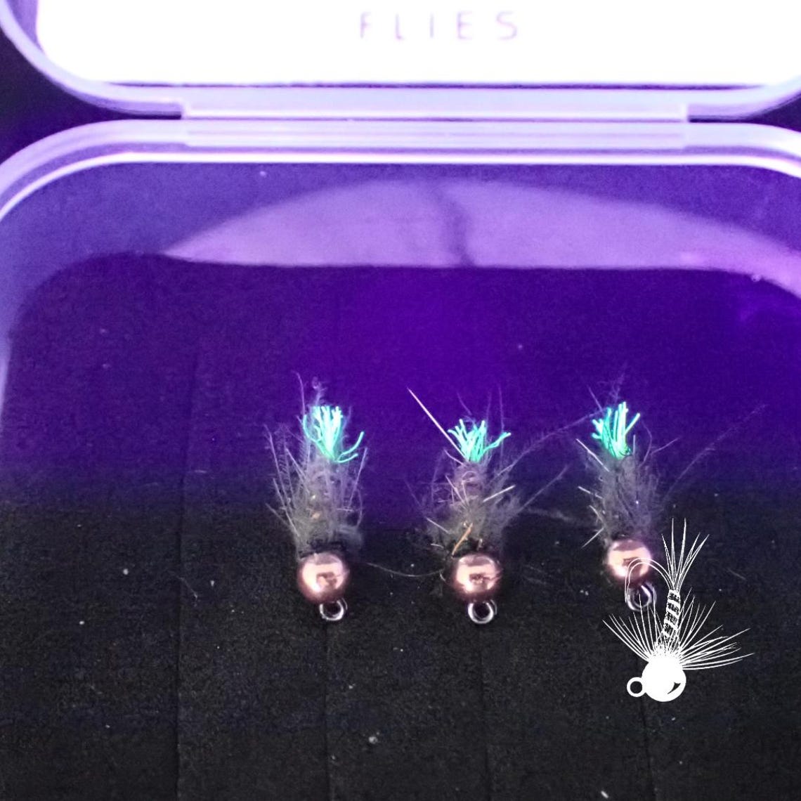 Tungsten Grey and Copper Nymph (3-pack) - Etsy