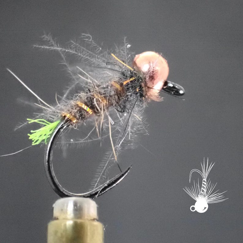 Tungsten Grey and Copper Nymph (3-pack) - Etsy