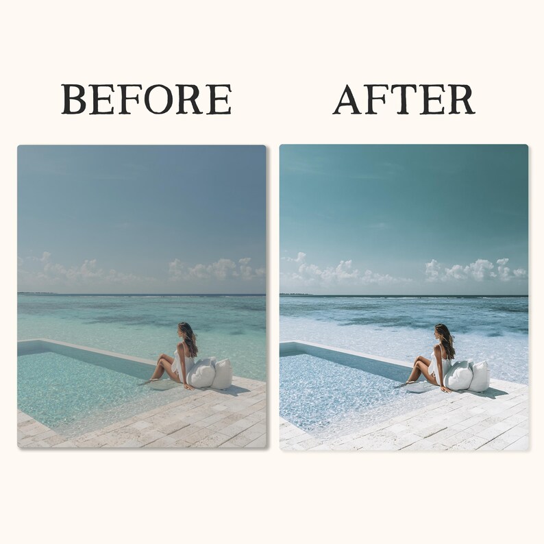 Maldives Luxe Preset Pack | Dreamy Travel Filters for Lightroom Mobile ...