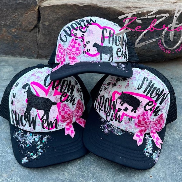 Show Girl Trucker Hat - Etsy