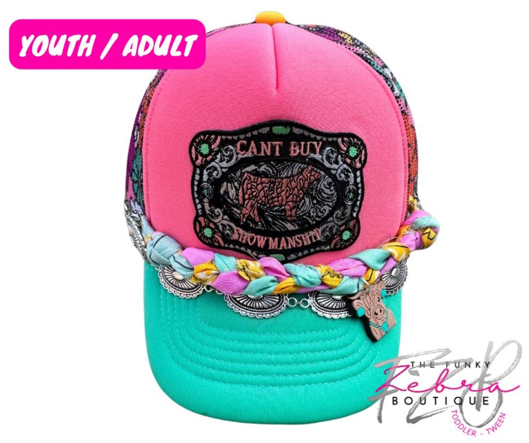 Adult Can't Buy Showmanship Belt Buckle Stock Show Heifer Coral Floral ...