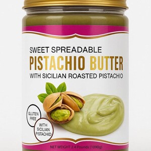 Sweet Spreadable - Sweet Pistachio Butter Spread 2.4 Pound– Made With ...