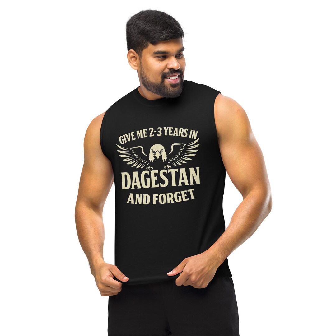 Dagestan Eagle Muscle Shirt: Khabib Inspired MMA Gym Tank - Etsy