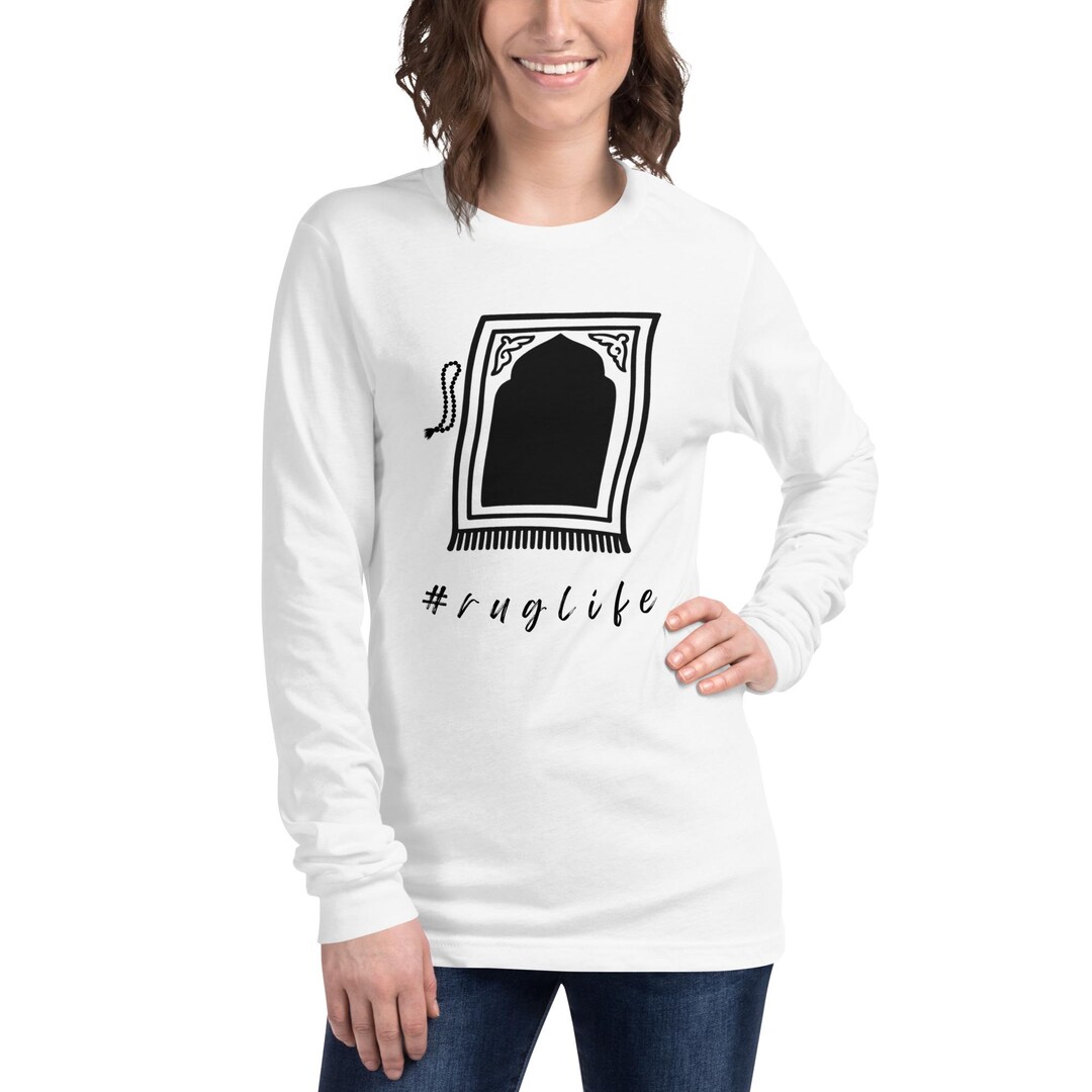 Muslim Long Sleeve Tee, Modest Islamic Shirt, Ramadan Eid Gift for Men ...