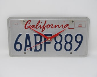 License Plate Clock | Etsy