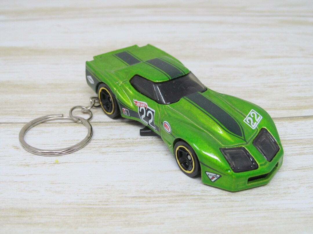 Hot Wheels Corvette C3 Diecast Car Keychain - Etsy