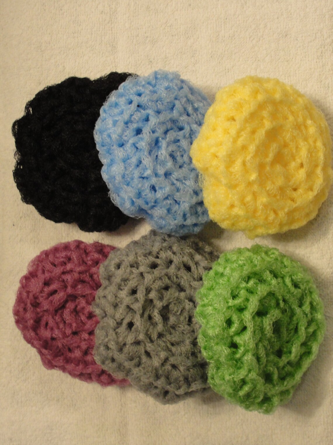 Kitchen Dish Scrubbies, Crocheted Scrubbies, Kitchen Scrubbies, Nylon ...