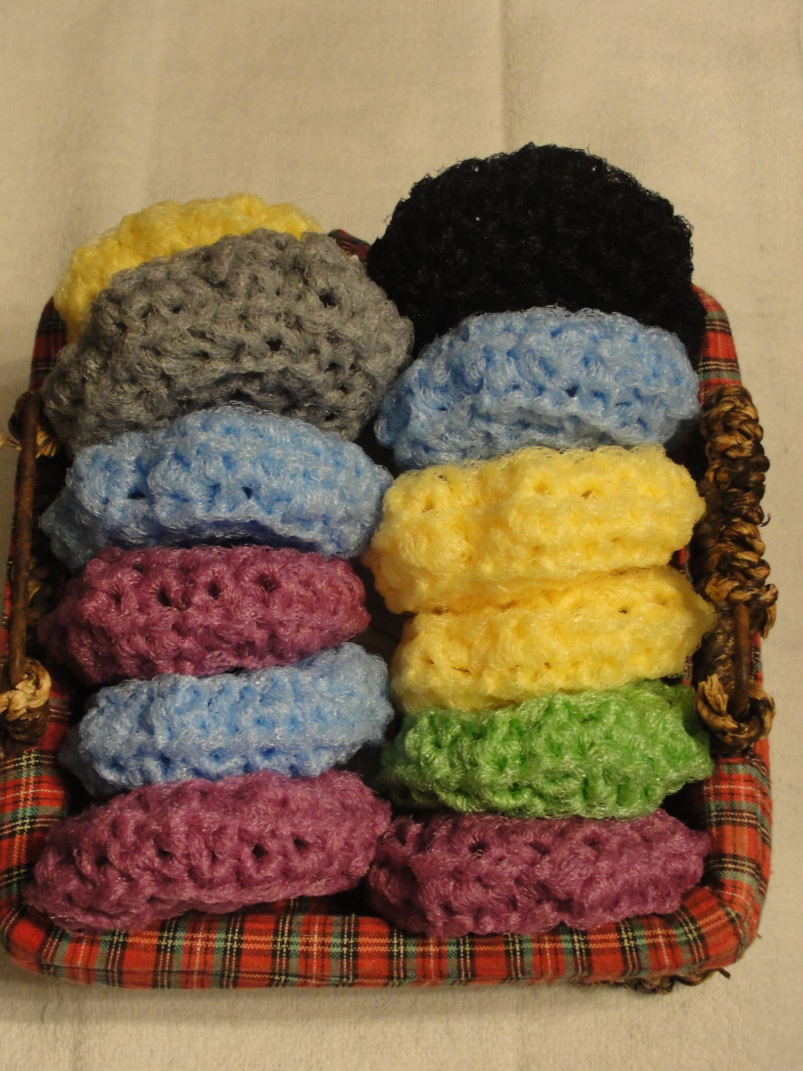 Kitchen Dish Scrubbies, Crocheted Scrubbies, Kitchen Scrubbies, Nylon ...