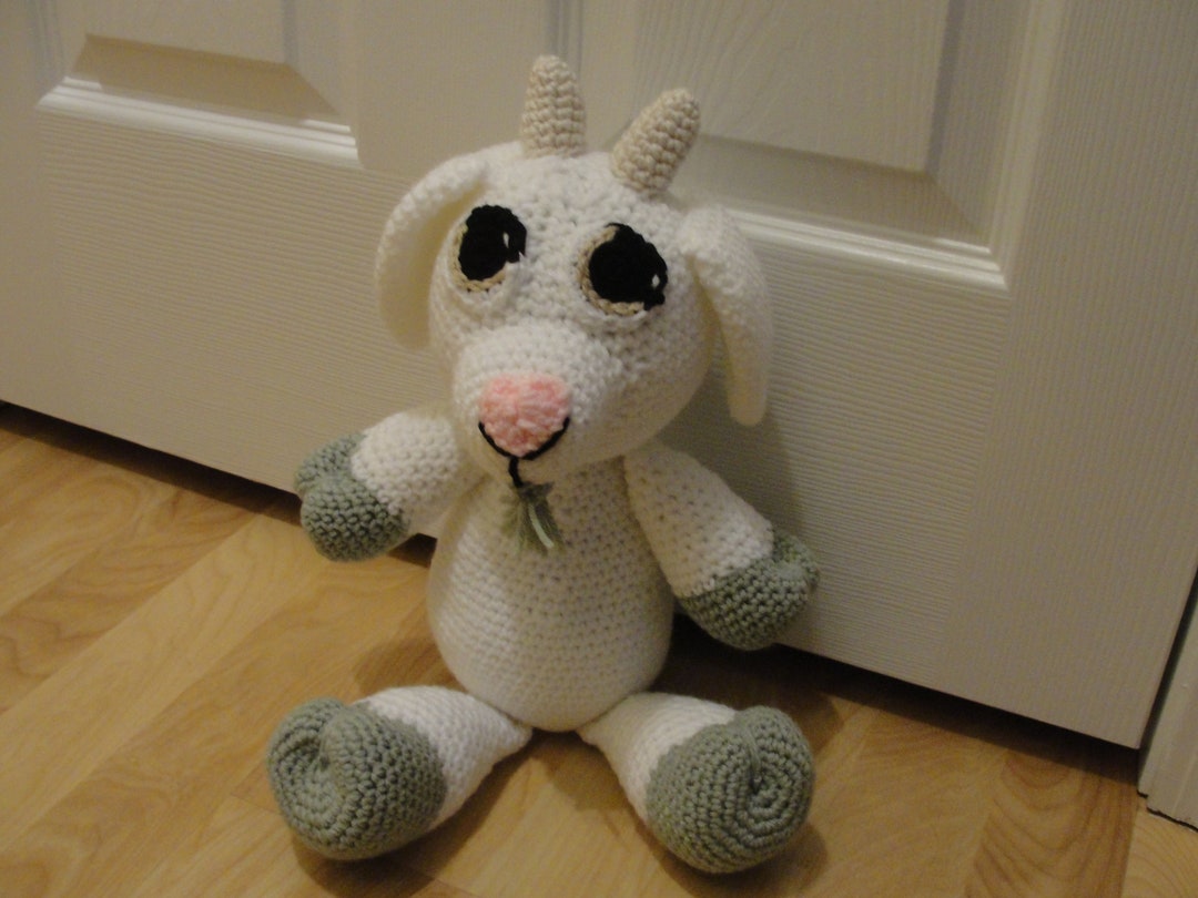 Custom Made Crochet Goat Stuffed Animal - Etsy