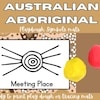 Number Flash Card | Aboriginal Art Educational Illustrative Flashcards ...
