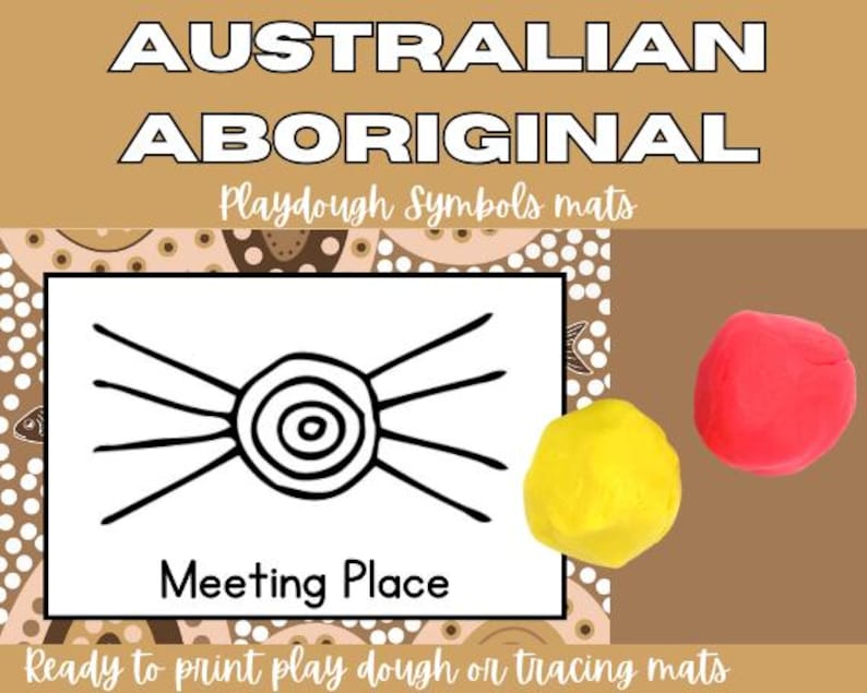 Reconciliation/naidoc Week Activity: Aboriginal Symbol Mats - Etsy ...