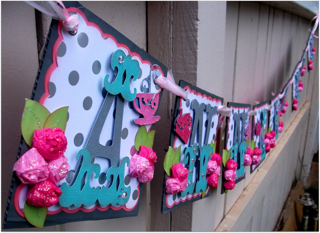 Handmade Banner Custom Made GO GREEN Name Banner Happy - Etsy