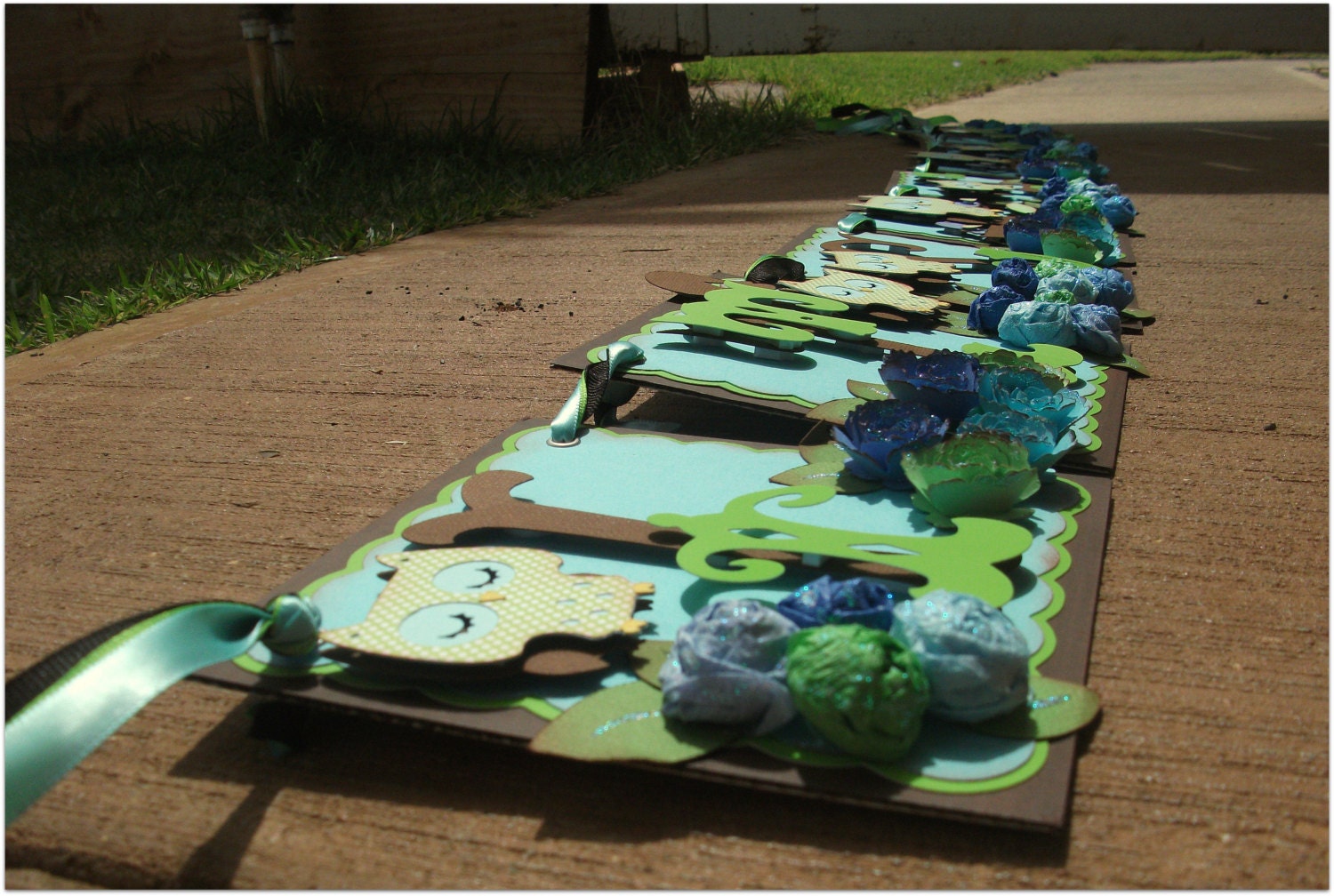 Handmade Banner Custom Made GO GREEN Name Banner Happy - Etsy