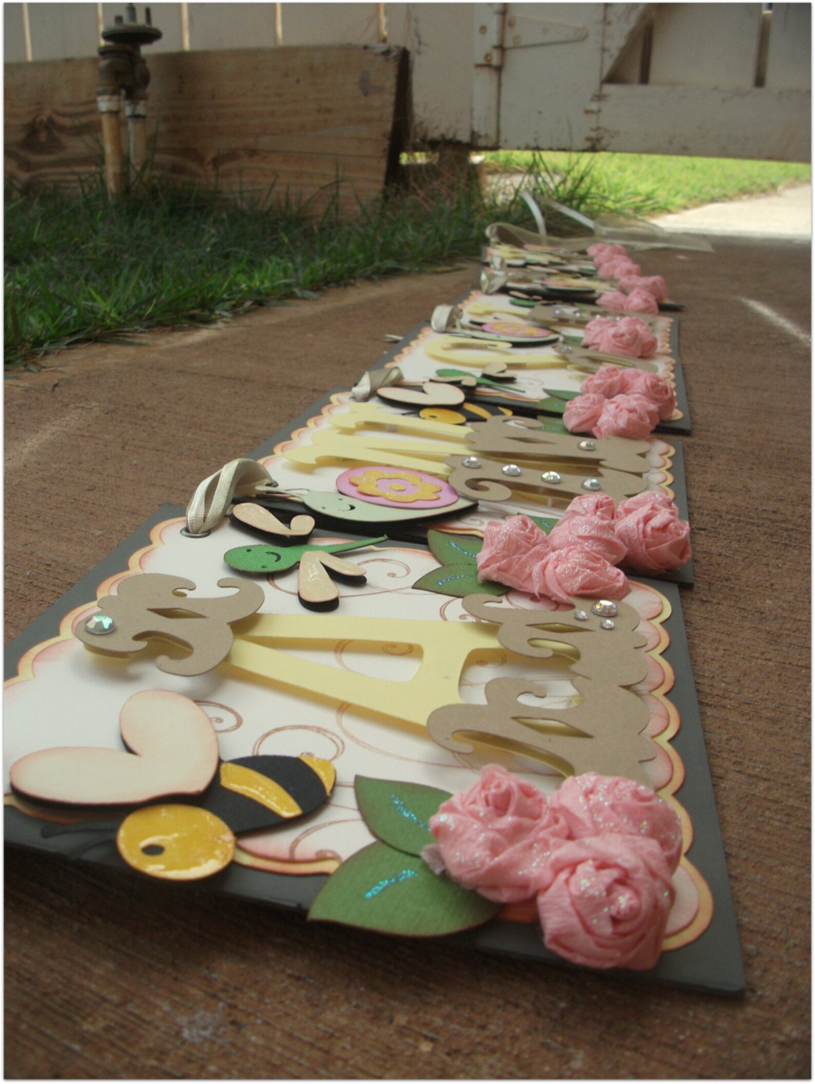 Handmade Banner Custom Made GO GREEN Name Banner Happy - Etsy