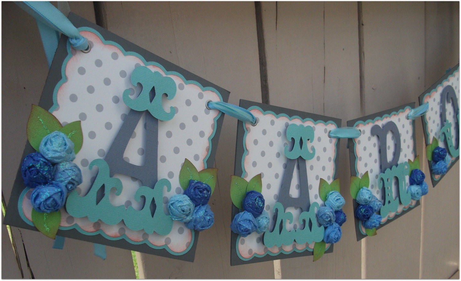 Handmade Banner Custom Made GO GREEN Name Banner Happy - Etsy