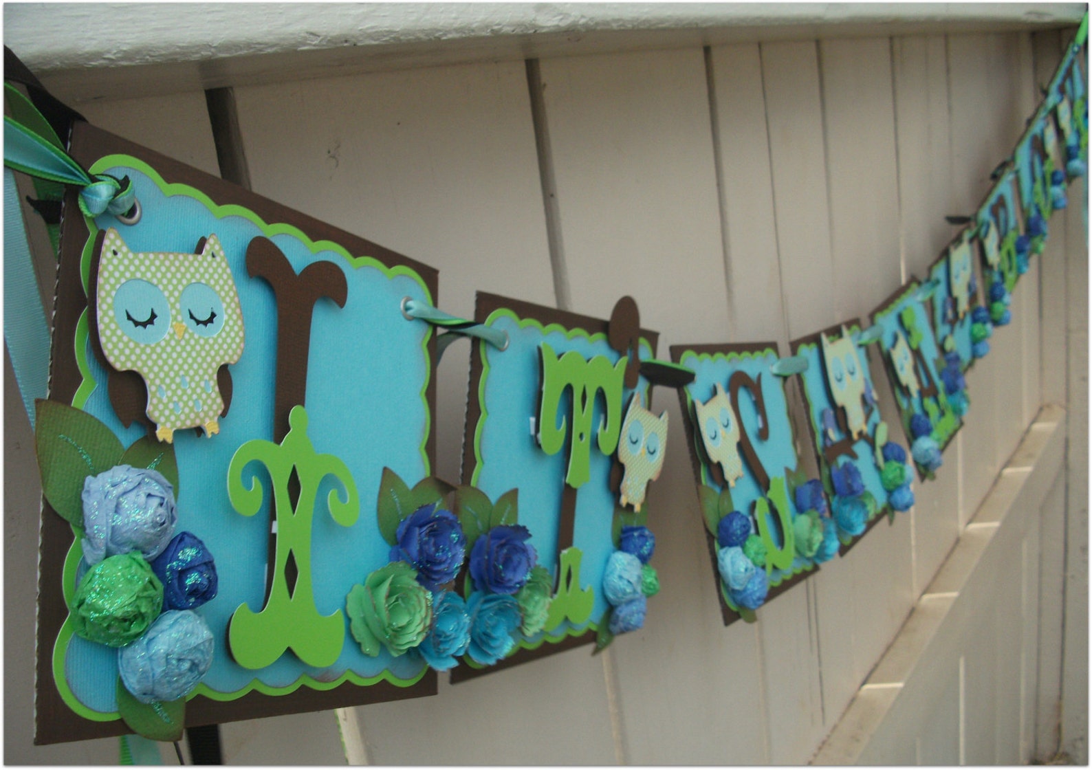 Handmade Banner Custom Made GO GREEN Name Banner Happy - Etsy