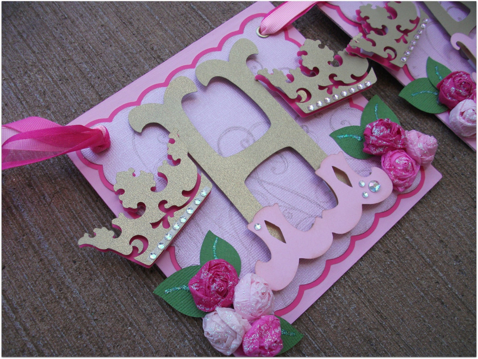 Handmade Banner Custom Made GO GREEN Princess Party - Etsy