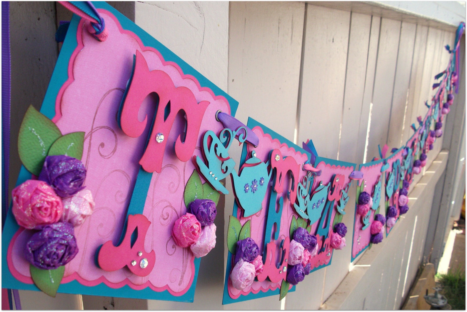 Handmade Banner Custom Made GO GREEN Name Banner Happy - Etsy