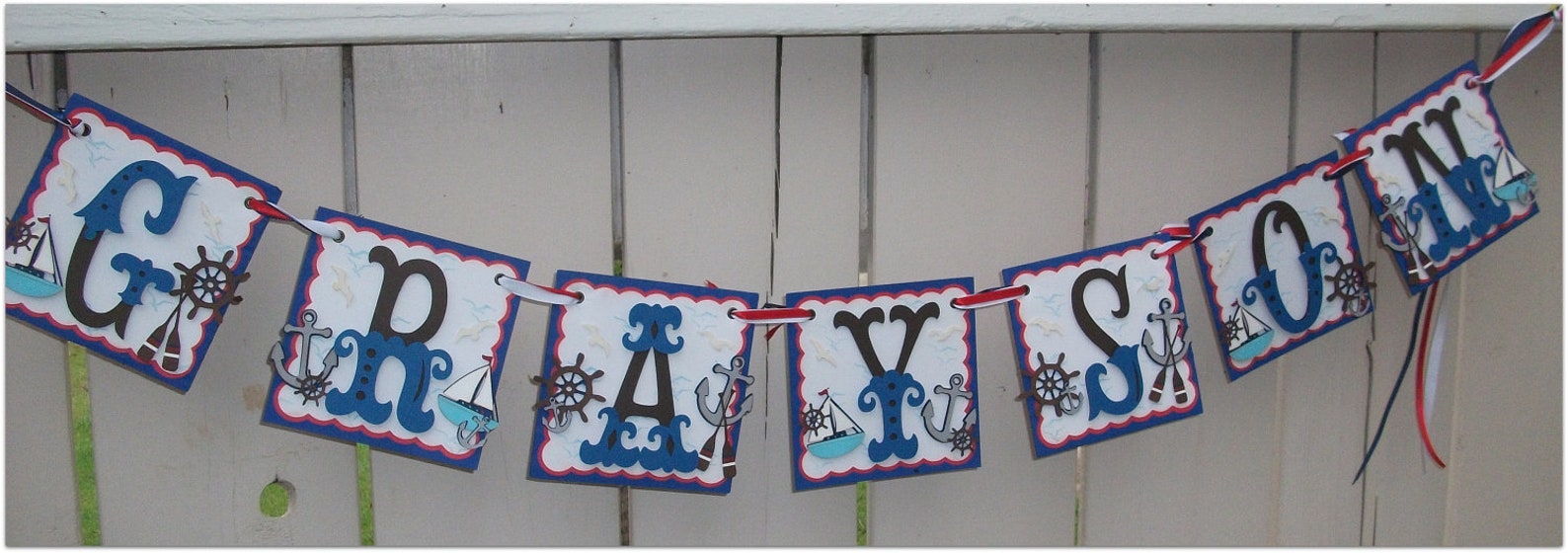 Handmade Banner Custom Made GO GREEN Name Banner Happy - Etsy