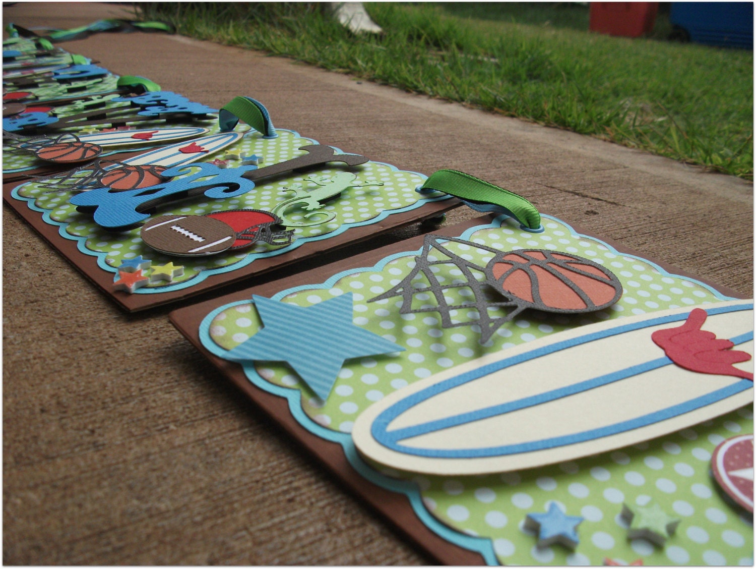 Handmade Banner Custom Made GO GREEN Name Banner Happy - Etsy