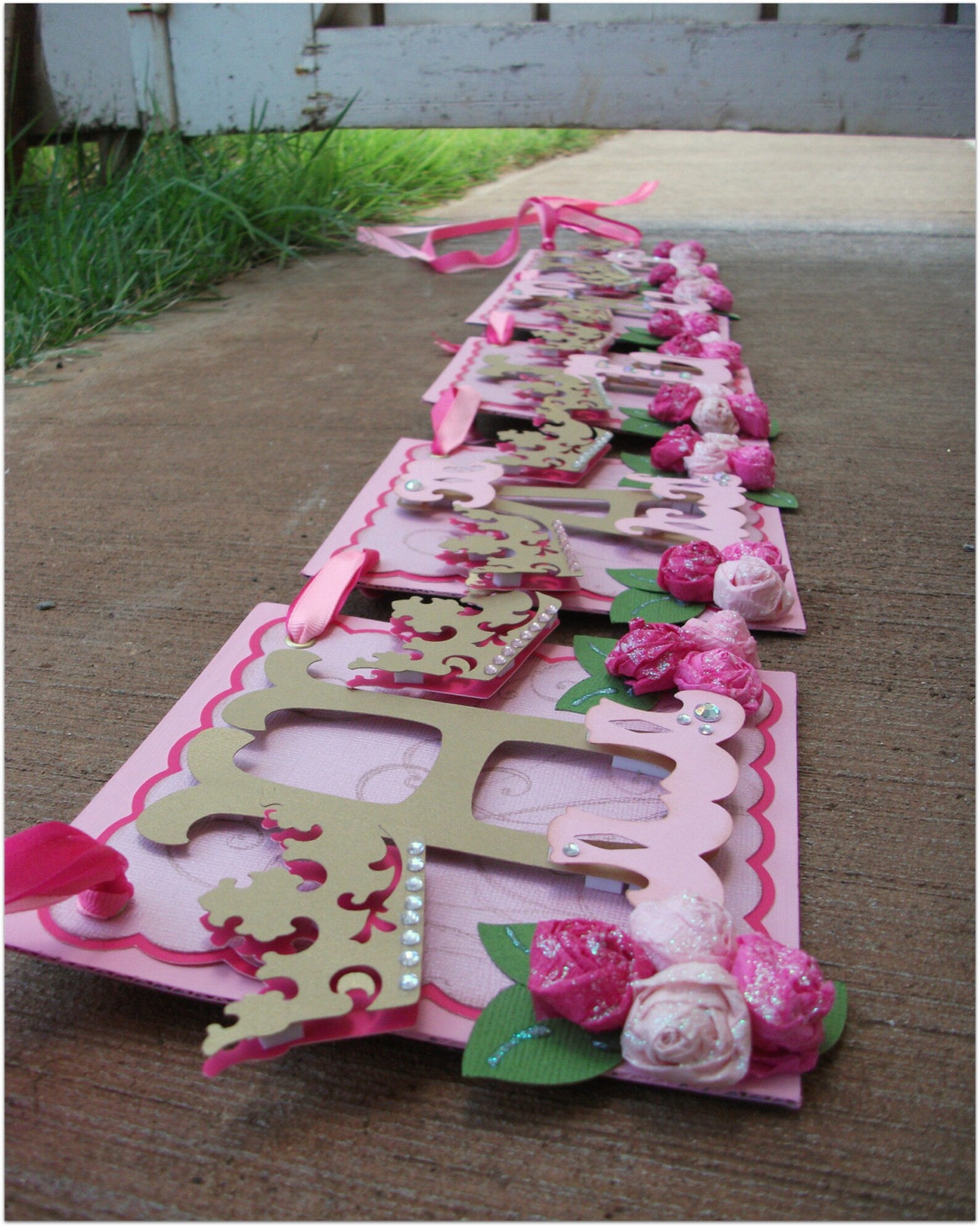 Handmade Banner Custom Made GO GREEN Princess Party - Etsy