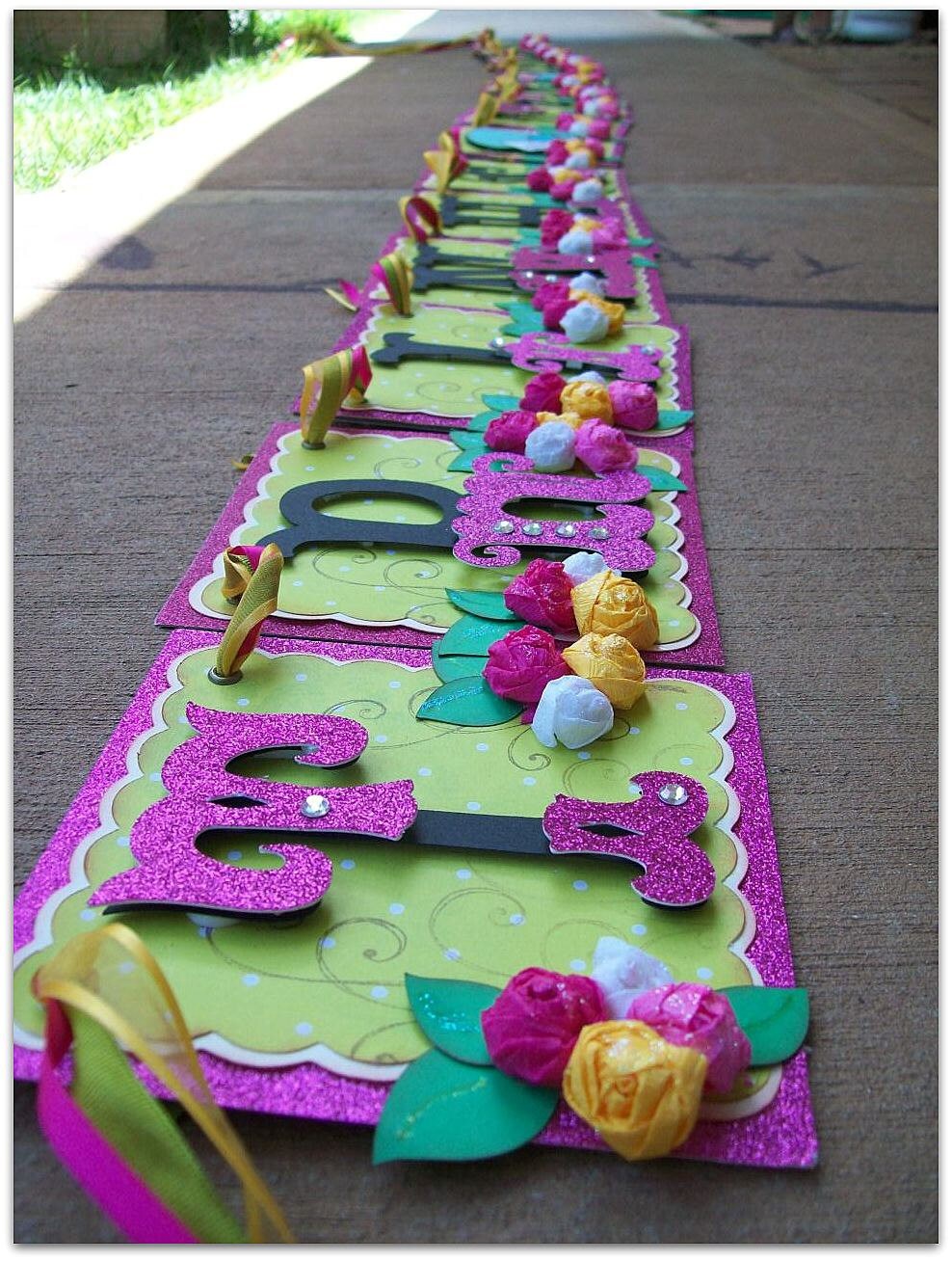 Handmade Banner Custom Made GO GREEN Name Banner Happy - Etsy