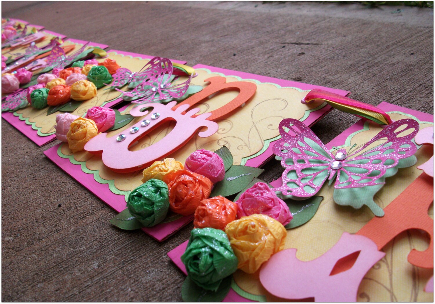 Handmade Banner Custom Made GO GREEN Name Banner Happy - Etsy