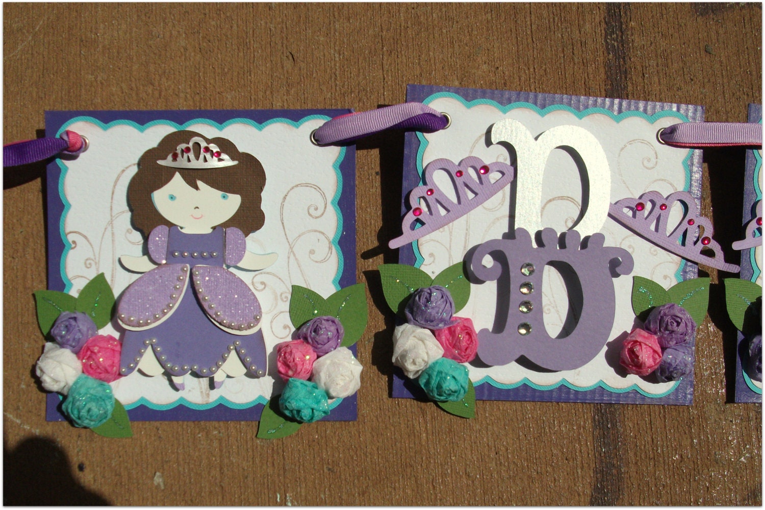 Handmade Princess Banner Custom Made GO GREEN Name - Etsy UK