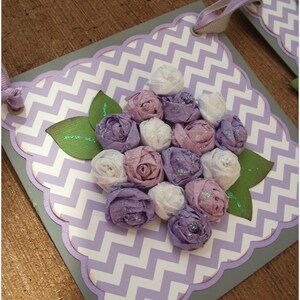 Chevron Handmade Banner Custom Made GO GREEN Name Banner - Etsy