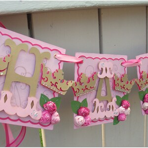 Handmade Banner Custom Made GO GREEN Princess Party - Etsy