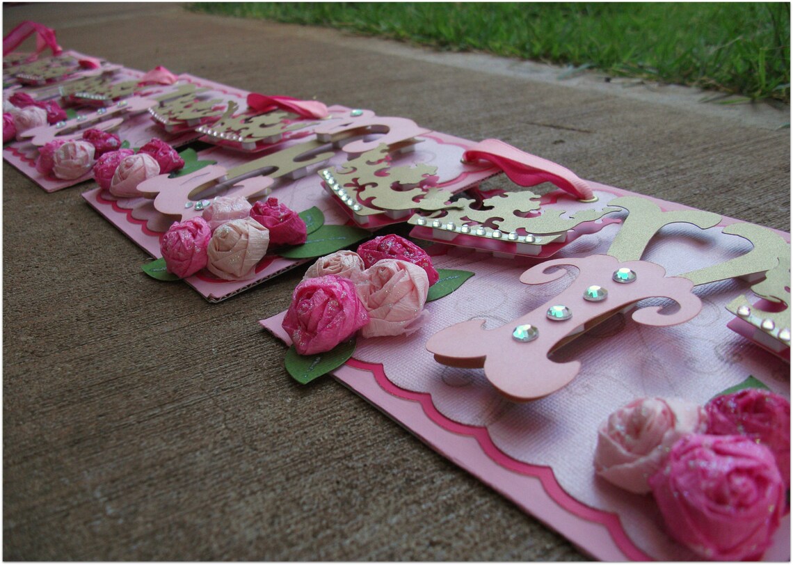 Handmade Banner Custom Made GO GREEN Princess Party - Etsy