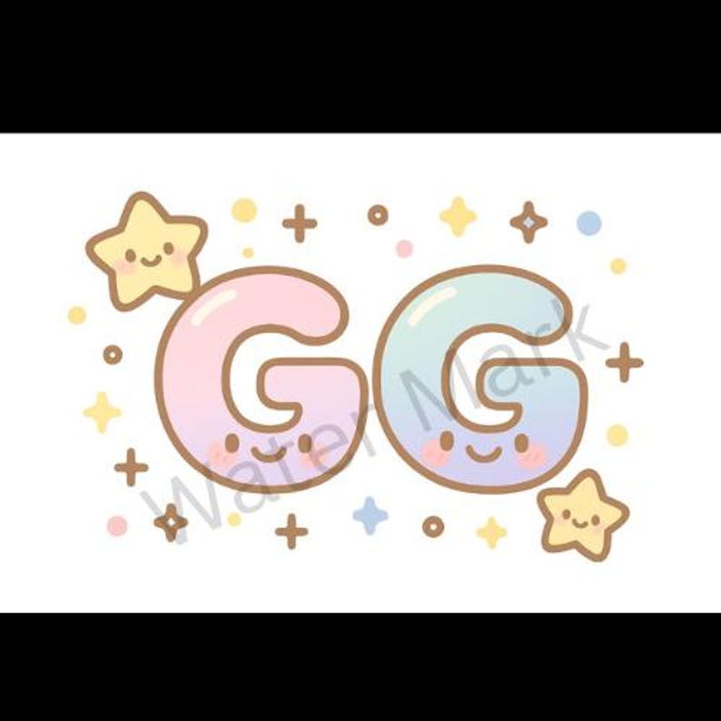 Good Game Aka GG Emote! Twitch Emote for Streaming! 112x112 56x56 28x28 ...