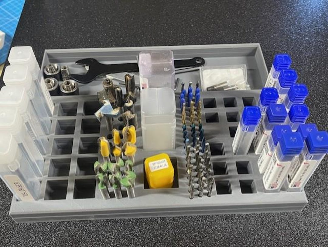 3D Printable Stl File for Router Bit Tray. - Etsy