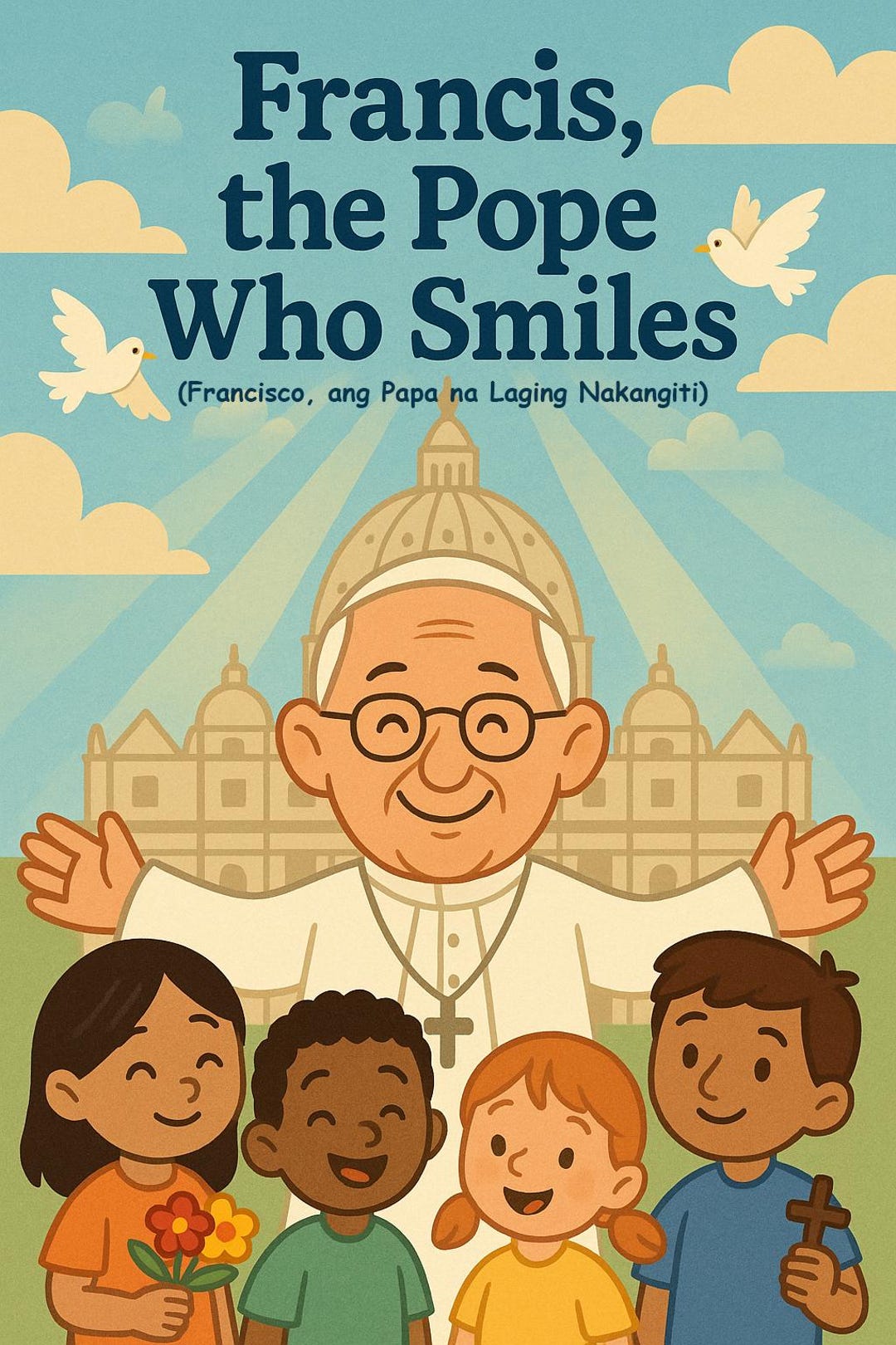 Pope Francis – Bilingual Printable Coloring Book | Chibi Catholic Art ...
