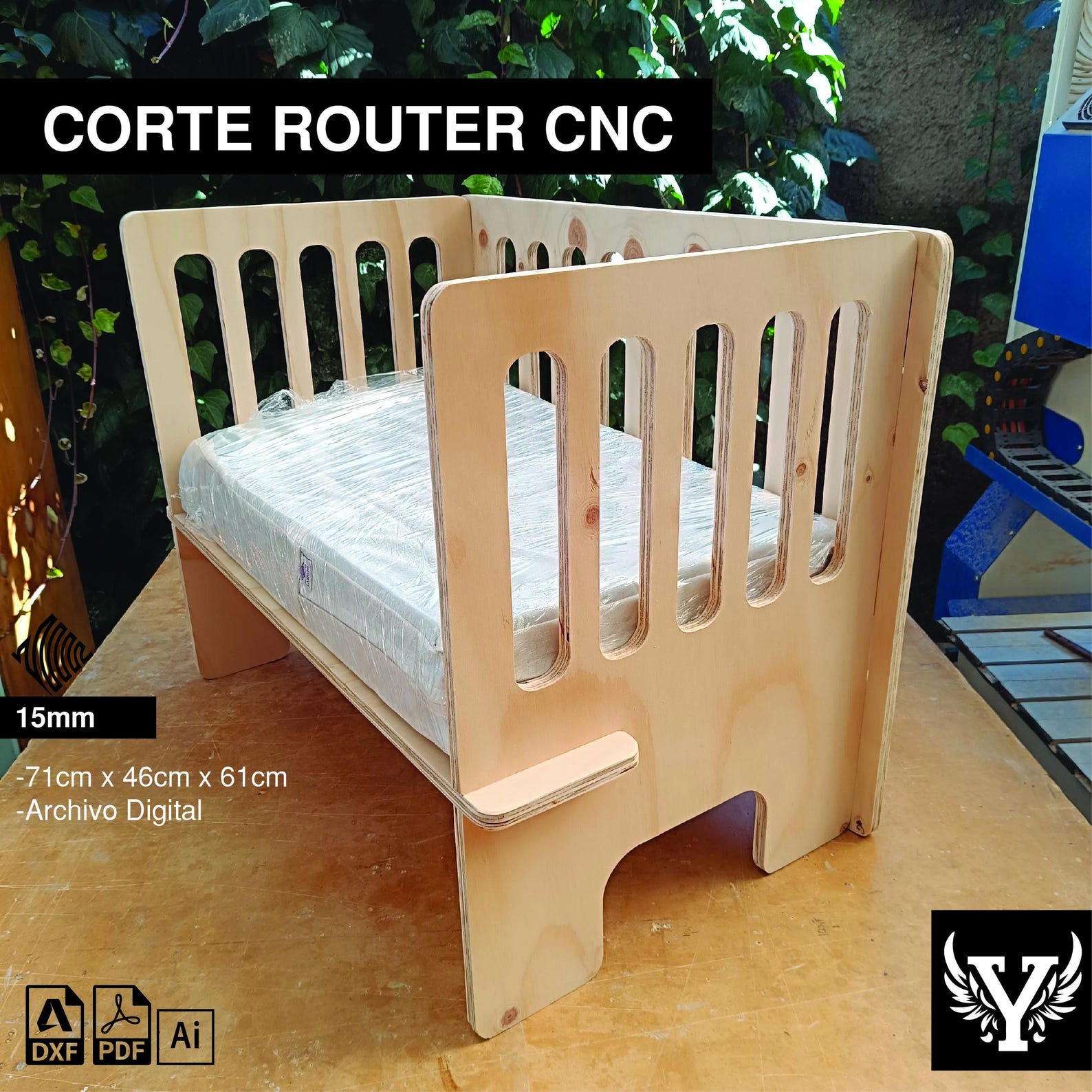 Pet Bed Digital Design - DXF File for CNC Router Cutting - Etsy