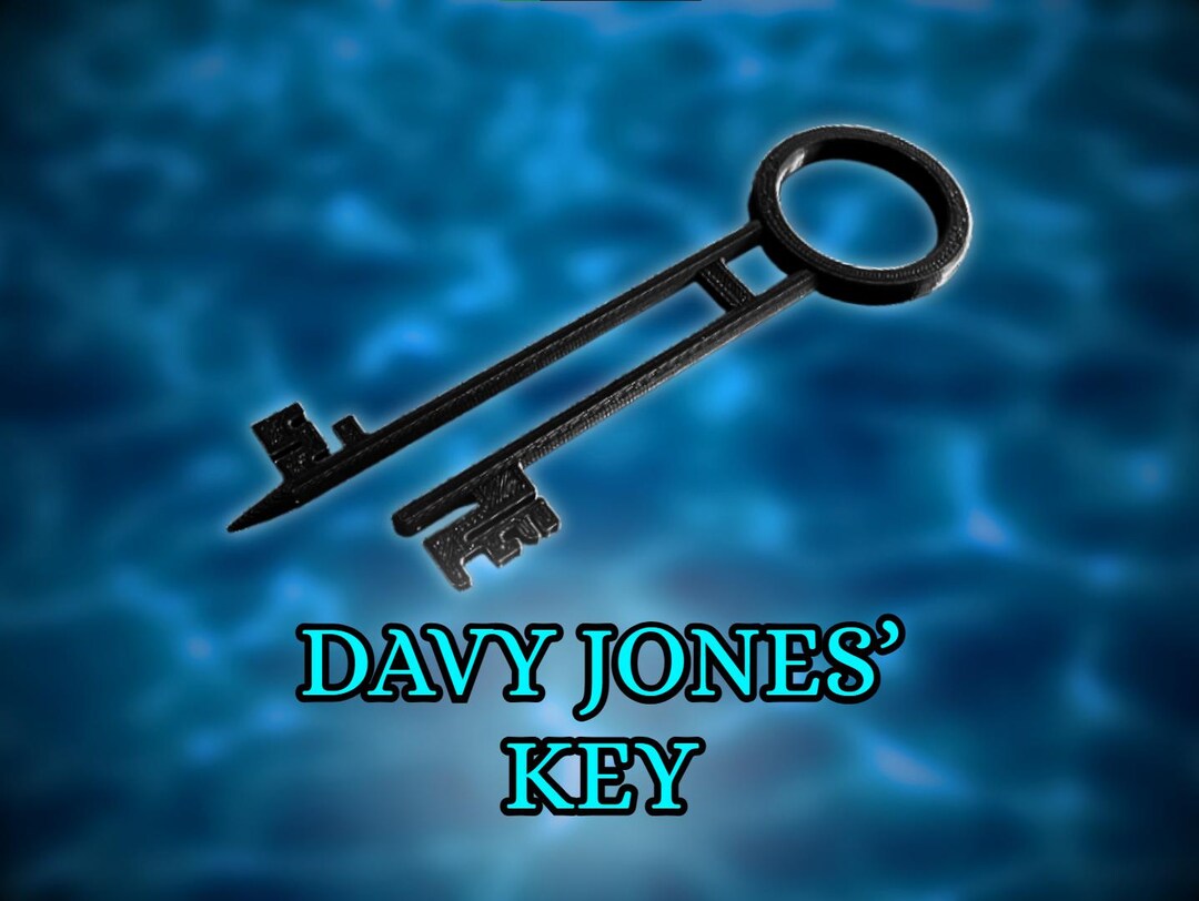 Davy Jones Key 3D Print Model - Etsy