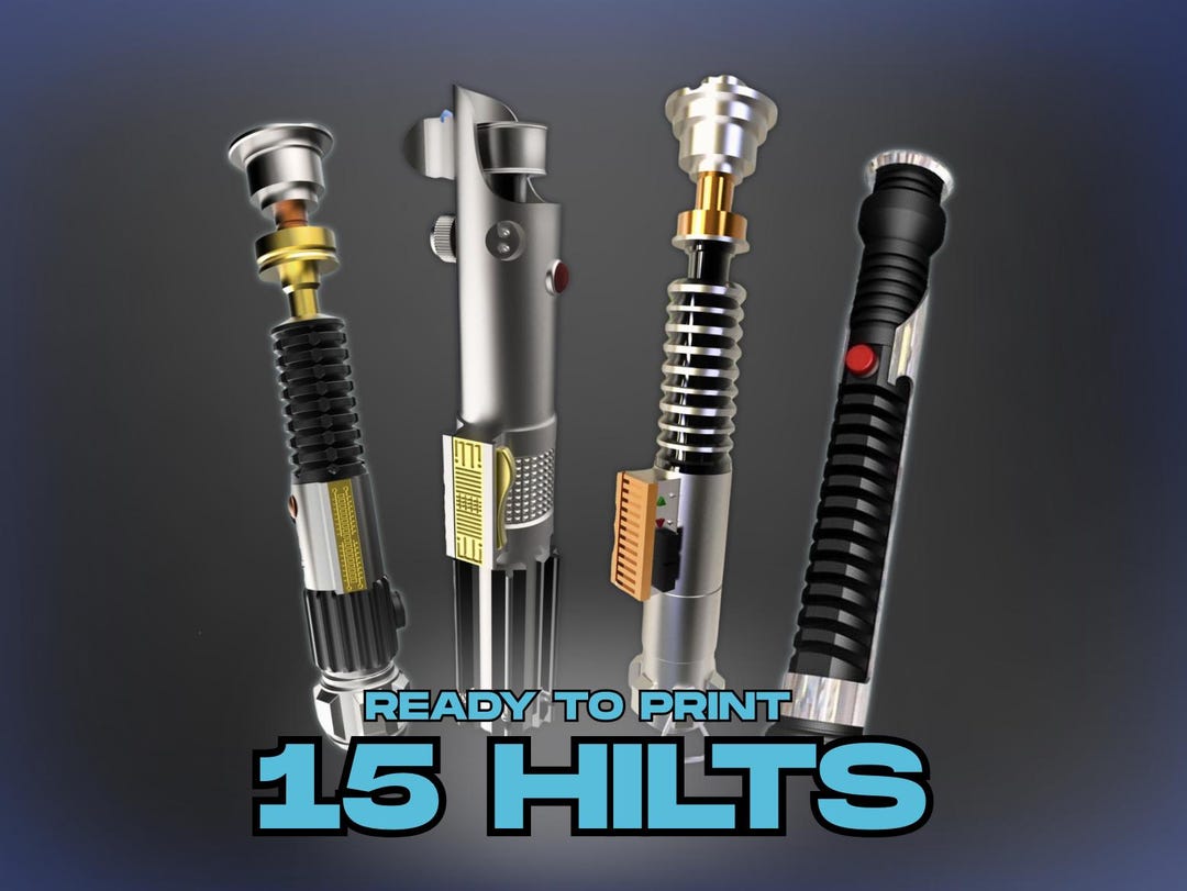 Jedi Lightsaber STL Bundle 3D Print Files - Etsy