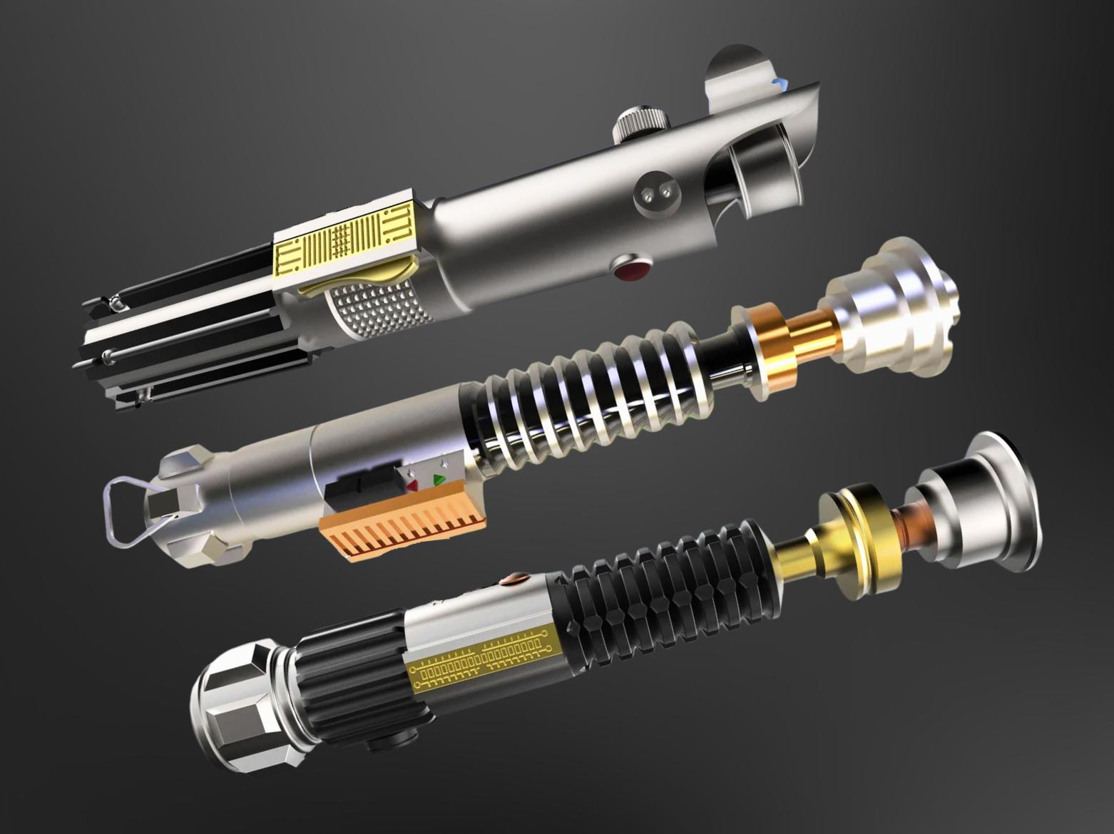 Jedi Lightsaber STL Bundle 3D Print Files - Etsy