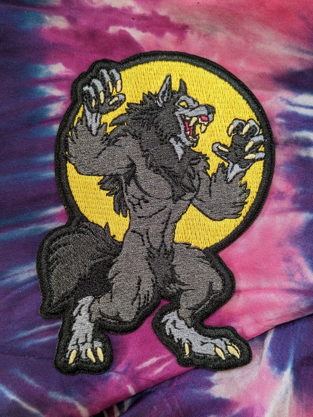 Eddie Werewolf Embroidered Patch - Etsy