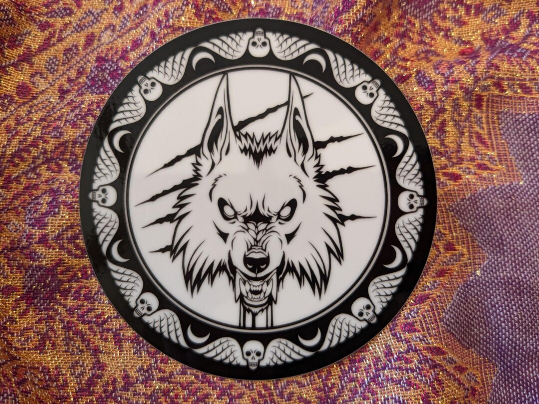 Wild Hunt Werewolf | Vinyl Sticker | 4in X 4in | Water Proof Sticker ...