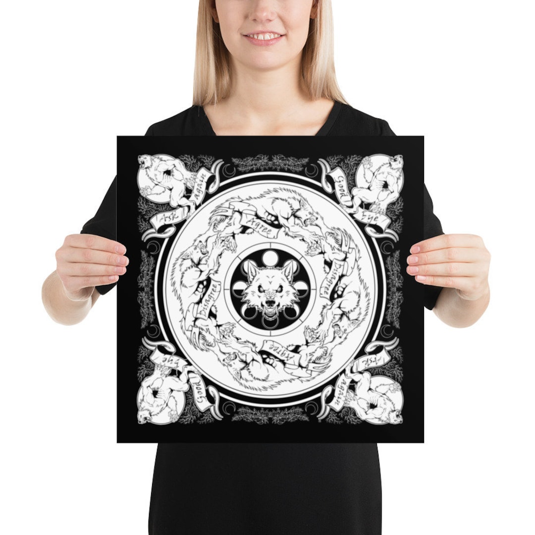 Werewolf Divination Board Photo Paper Poster - Etsy