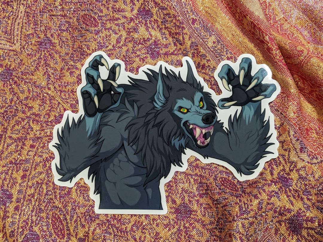 Eddie Werewolf Peeker Vinyl Sticker 7in Water Proof Sticker Car Decal ...