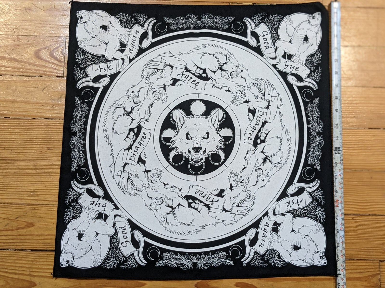 Divination Werewolf Bandana / Divination Cloth / Altar Cloth / Face ...
