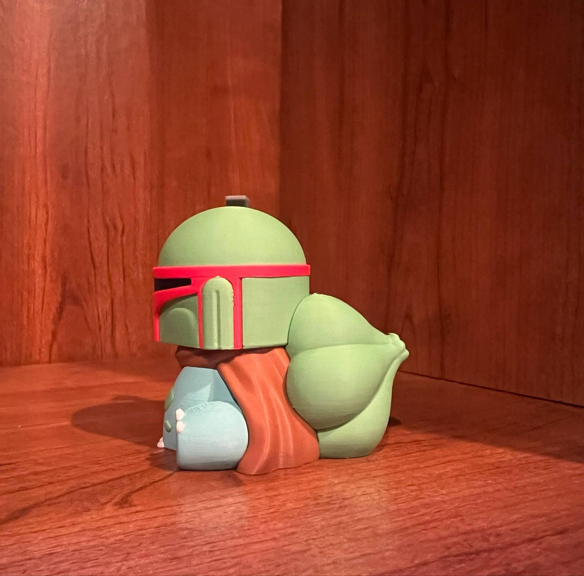 3d Printed Pokémon Boba Fett Bulbasaur - Etsy