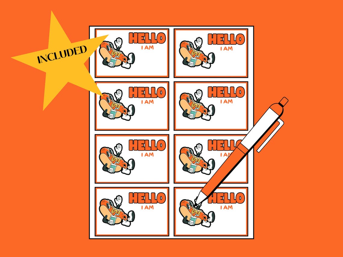 What’s Your BBQ Name? | Funny Printable Cookout Game With Name Tags ...