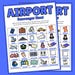 Airport Scavenger Hunt for Kids | Printable Travel Game | PDF Vacation ...